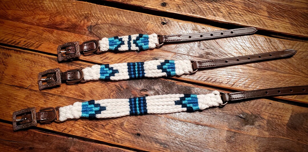 Woven Cinch Style Dog Collars Unique Gift for Horse & Dog Lovers - Etsy