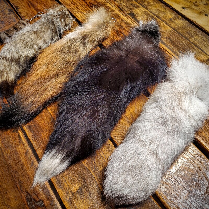 Fox Tail Keychain - Etsy