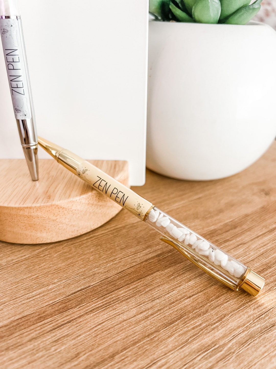 White Jade Zen Pen - Etsy