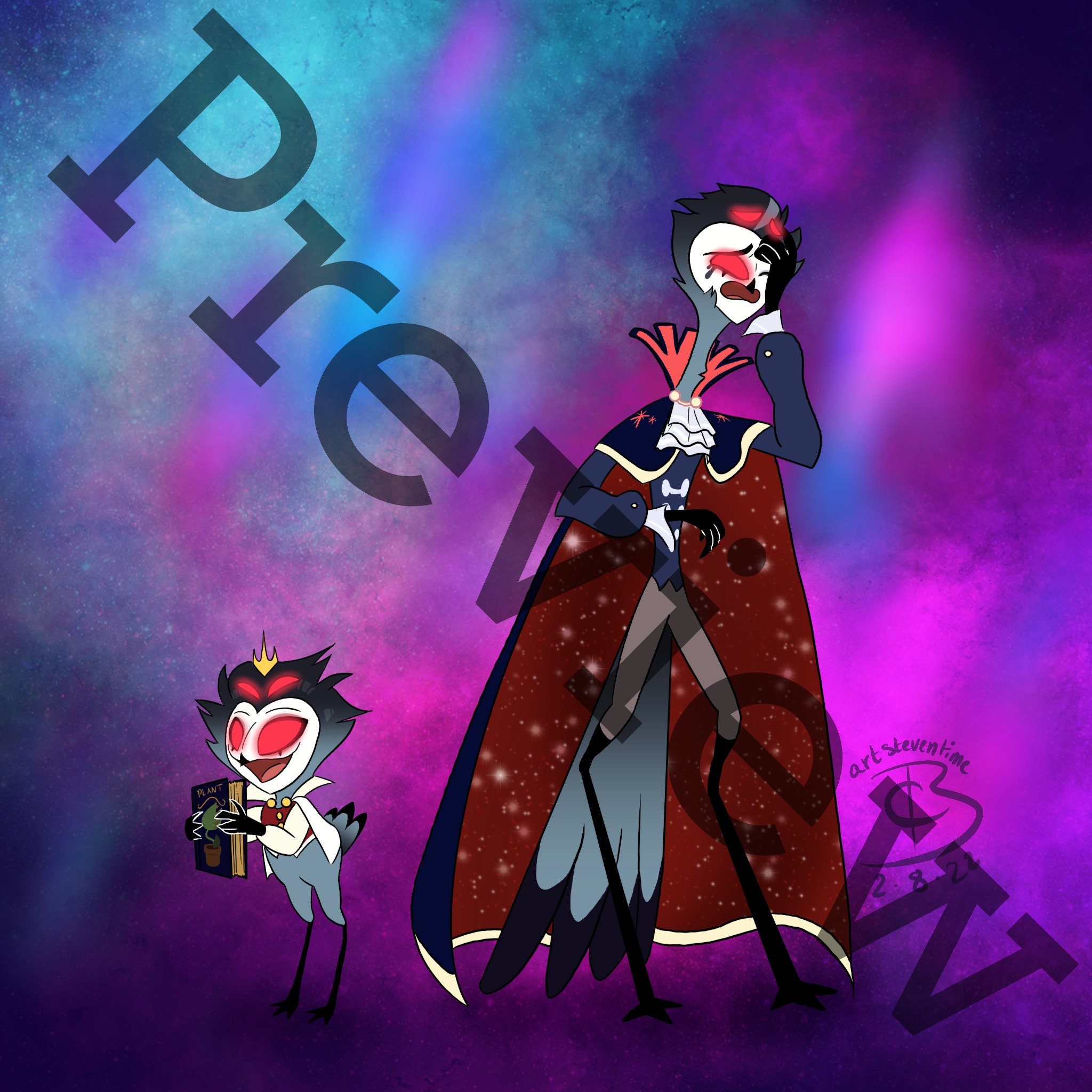 Print Stolas Helluva Boss - Etsy