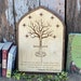 The Broken Sword and White Tree Wood Engraved Sign | Fantasy Ring Gift ...