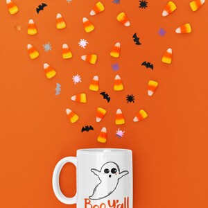 Boo Y'all Ghost Svg, Dxf, Jpg, Eps and Png Digital Download File ...