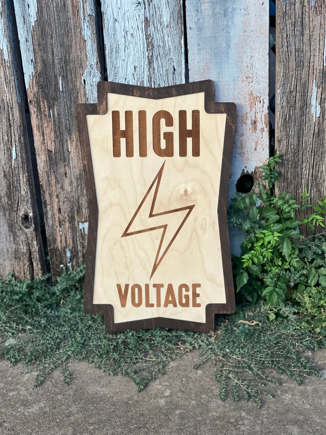 High Voltage Lineman Wood Engraved Sign | Gifts for Linemen | Man Cave & Garage Decor - Etsy