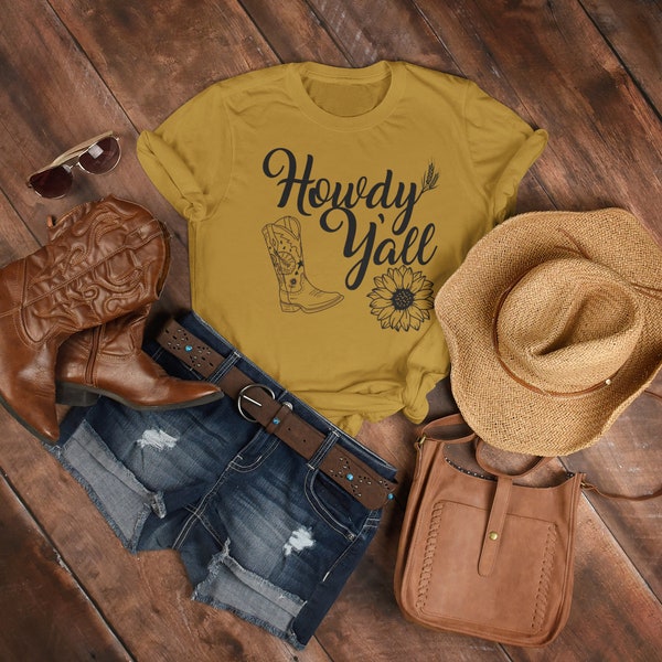Howdy Y’all Svg - Etsy