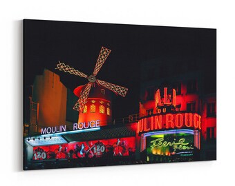 Moulin Rouge Canvas Print - Etsy