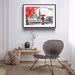 Black and Red London Poster Prints Landscape Wall Art Picture Prints ...