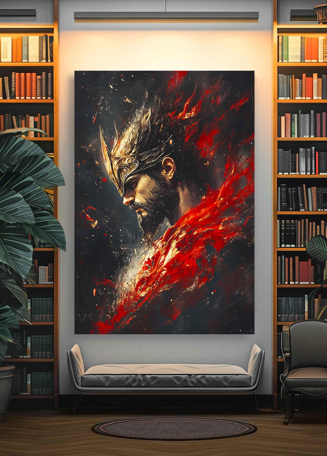 Spartan Warrior Fantasy Art Prints Greek Mythology Soldier, Unique ...
