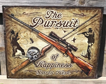 Hunting Sign Hunting Signs Cabin Signs Gifts for Boyfriend Gifts for ...