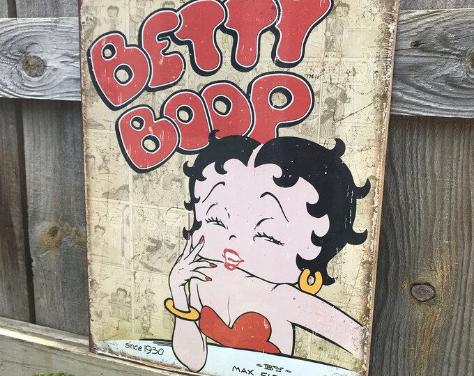 Betty Boop Signs Betty Boop Gifts Retro Wall Decor Gifts for - Etsy