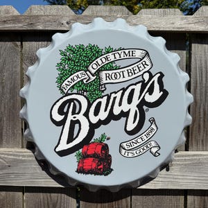 Coca Cola Bottle Cap Shaped Tin Sign Retro Bar Signage Basement Bar ...