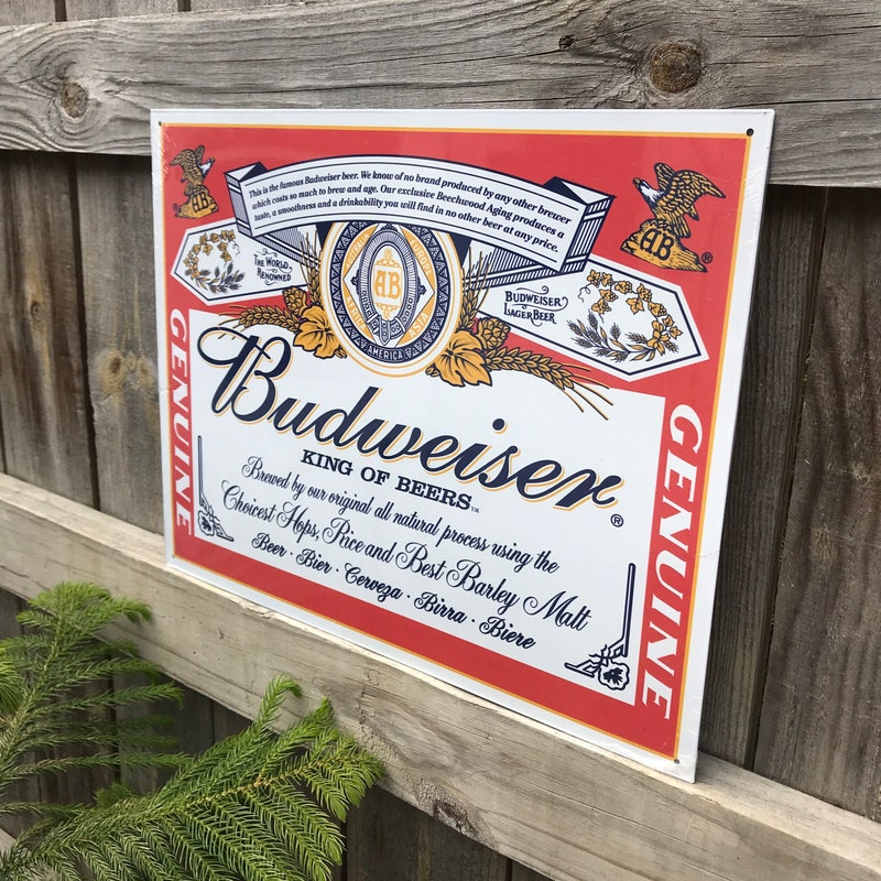 Budweiser Neon Signs - Etsy