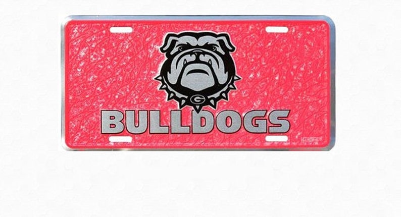 Georgia Bulldogs License Plate UGA Sign University of Georgia Signs ...