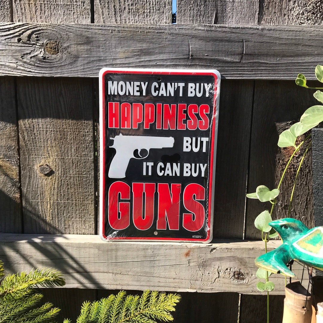 Gun Sign Gun Signs Funny Signs Gifts for Men Gifts for Dad Man Cave ...