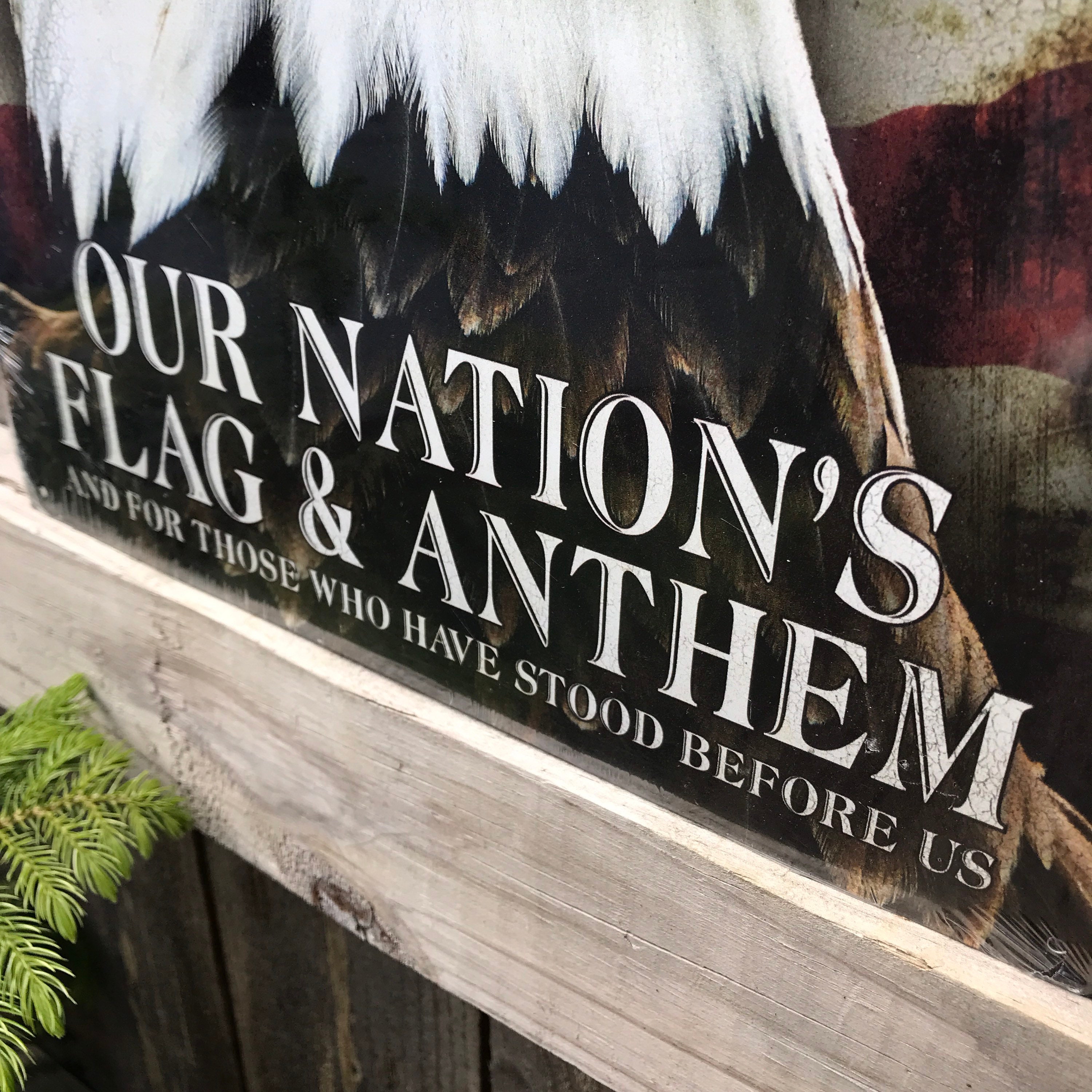 America Signs Patriotic Sign Patriotic Signs White Elephant Gifts ...