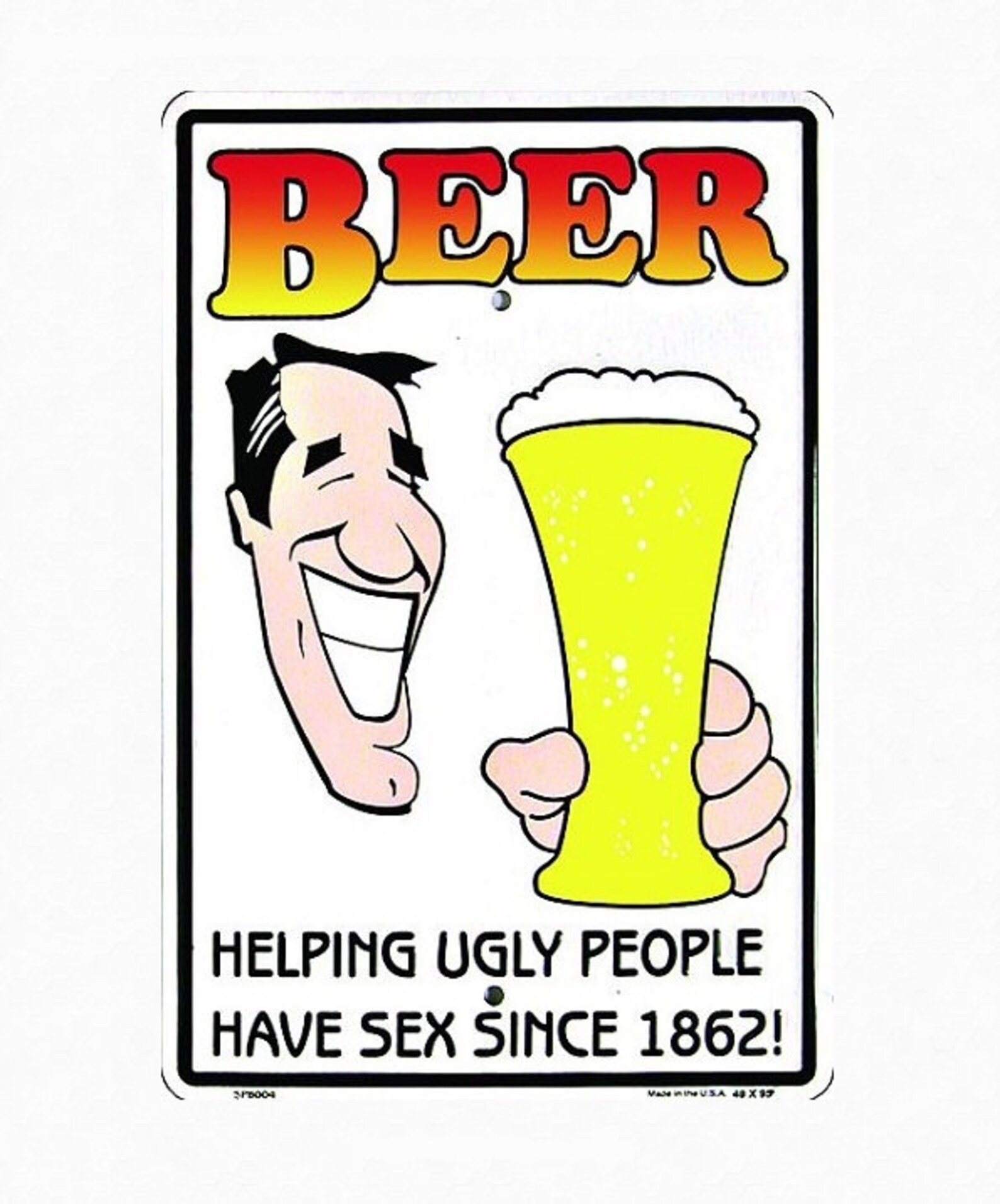 Beer Sign Beer Signs Funny Signs Bar Sign Bar Signs Bar Decor White ...