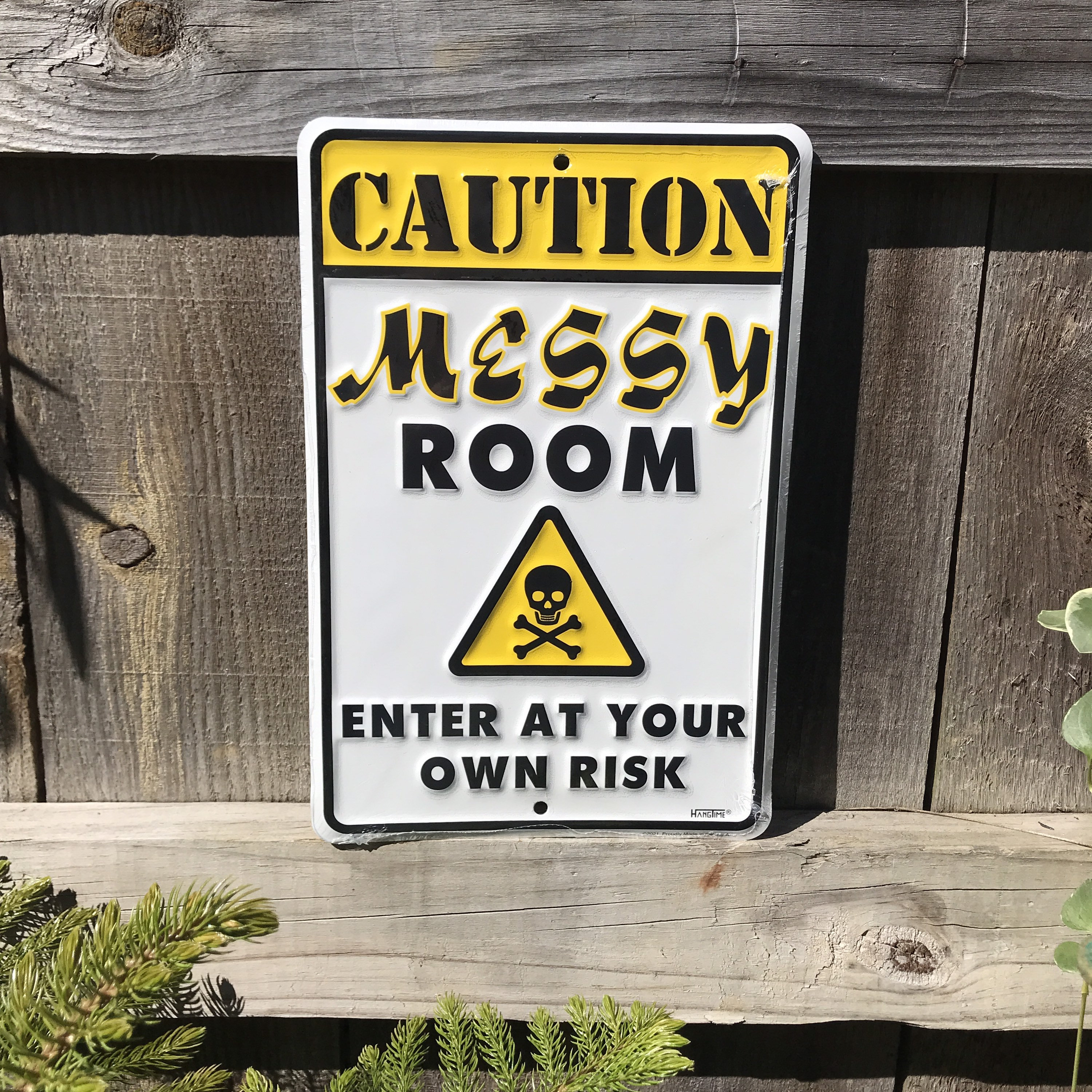 Caution Messy Room Sign Gifts for Kids Room Signs Kids Room Decor Messy ...