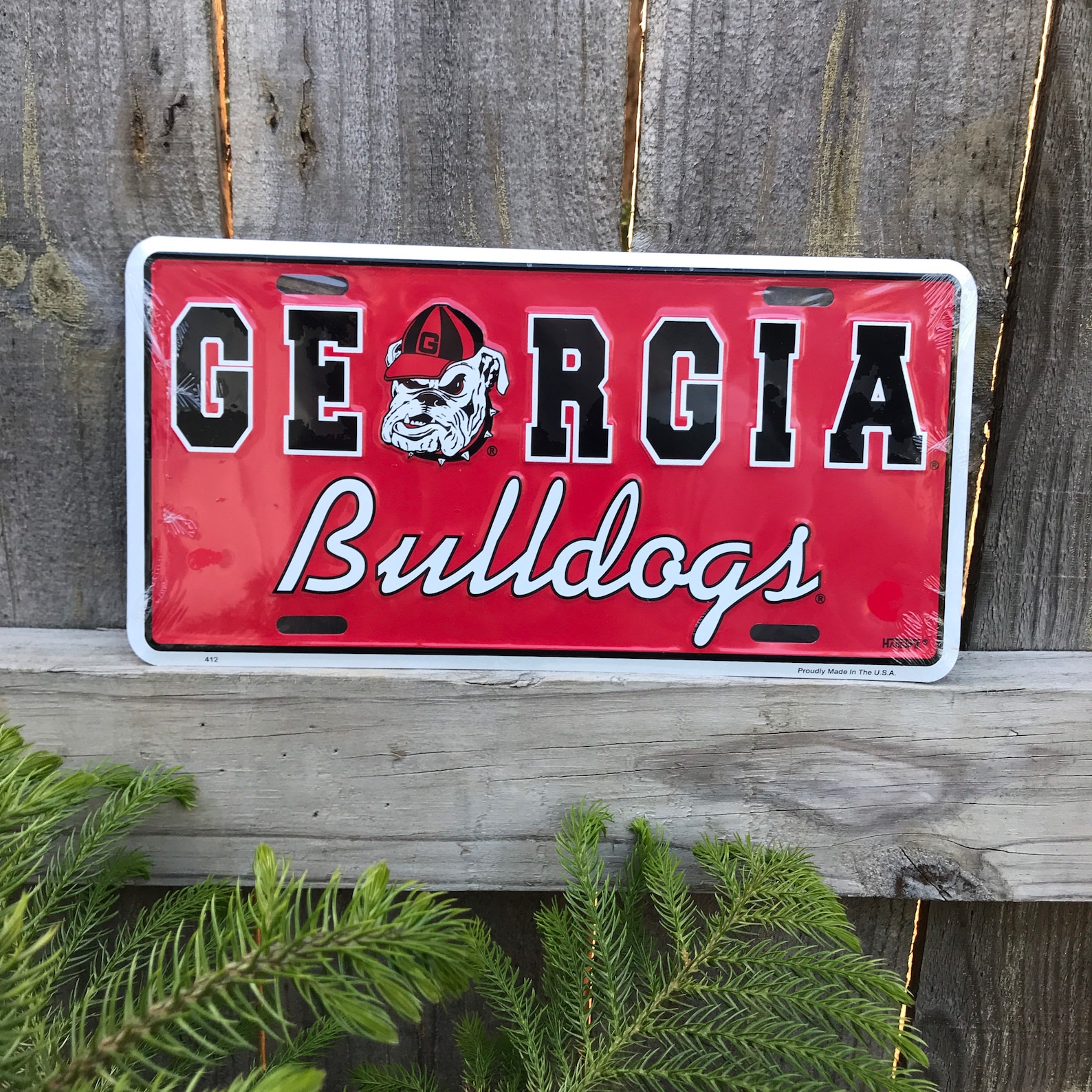 Georgia Bulldogs License Plate UGA Sign University of Georgia Signs ...