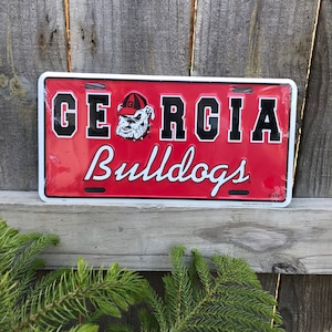 Georgia Bulldogs License Plate UGA Sign University of Georgia Signs ...