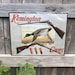 Licensed Remington Guns Sign Remington Signs Gun Sign Gun Signs Duck ...