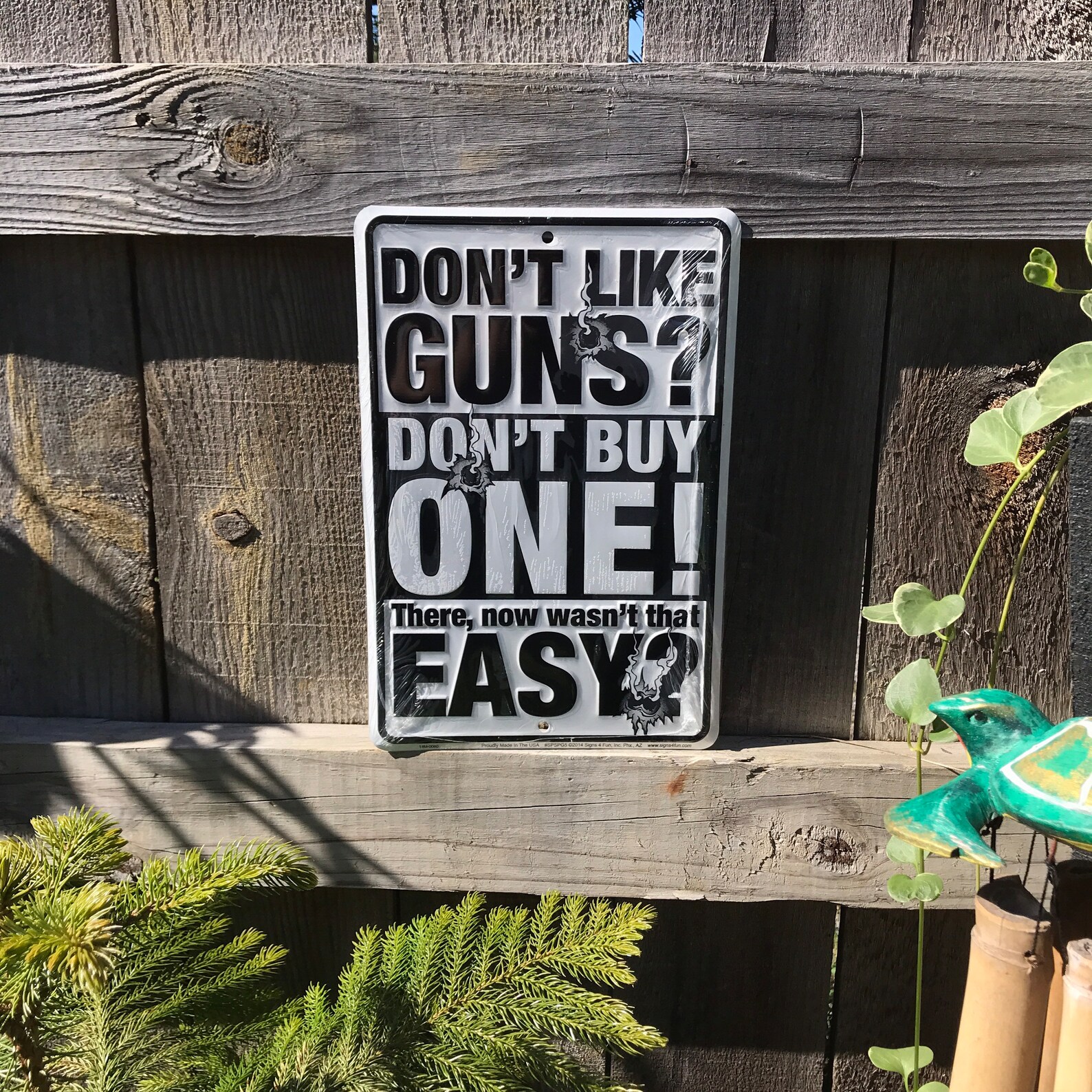 Gun Sign Gun Signs Funny Signs Funny Gifts Garage Signs for - Etsy