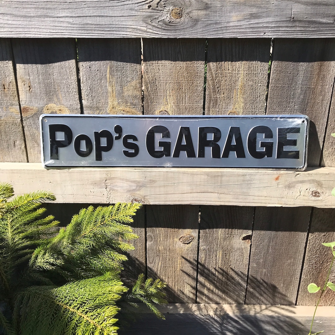 Pop's Garage Signs Pop's Garage Sign Gifts for Dad Gifts for Grandpa ...