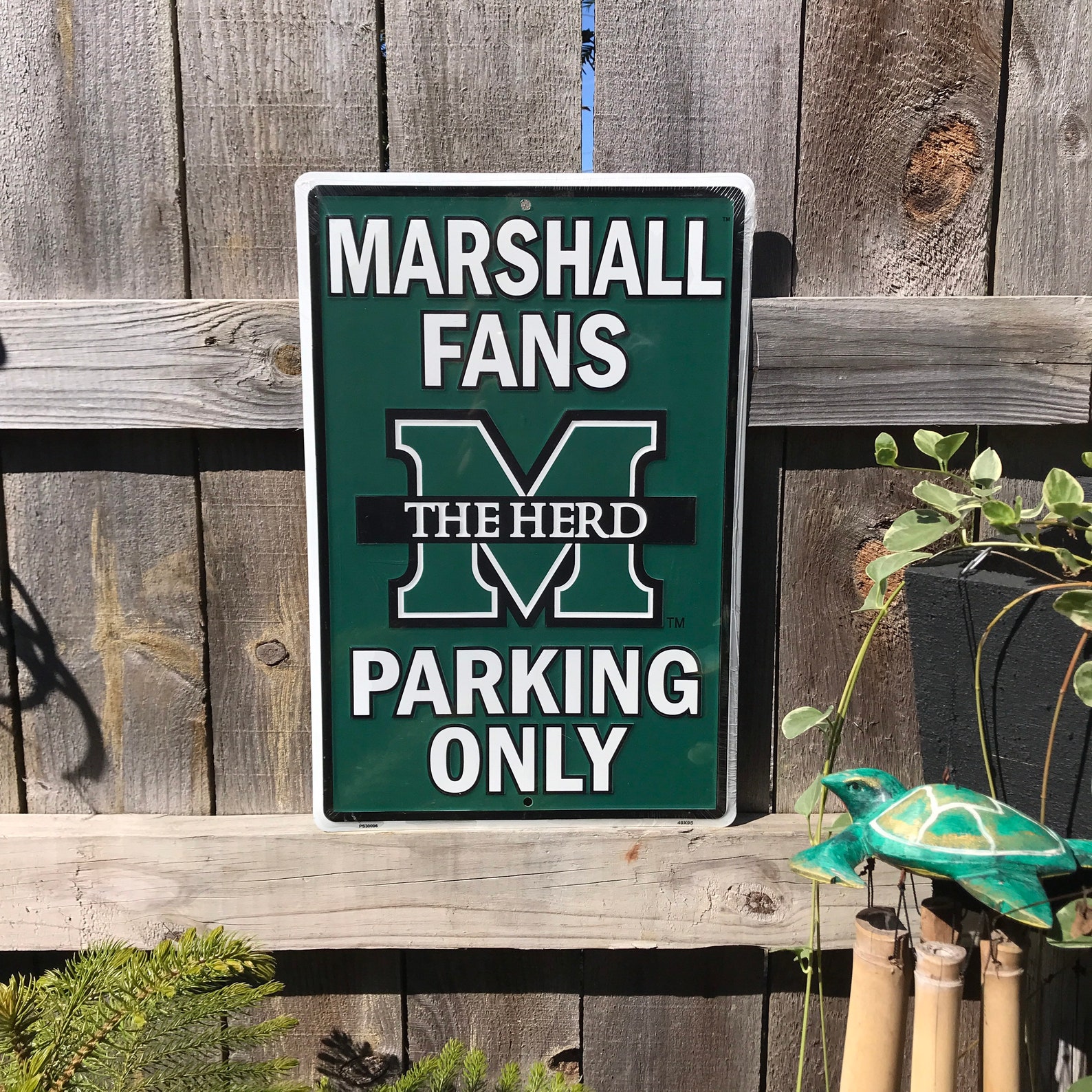 Marshall University Parking Sign Thundering Herd Sign Marshall ...