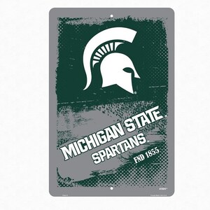 Michigan State University Sign Michigan State University Spartans Signs ...