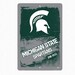 Michigan State University Sign Michigan State University Spartans Signs ...