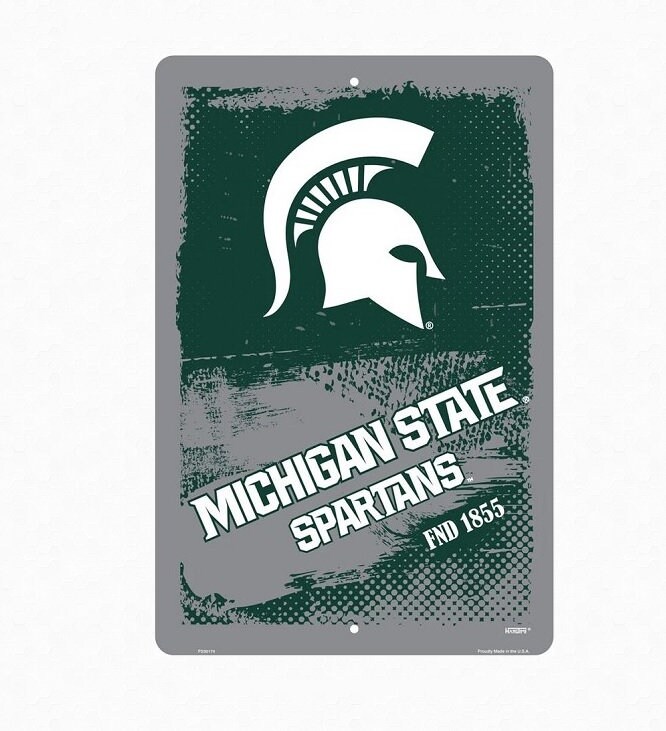 Michigan State University Sign Michigan State University - Etsy