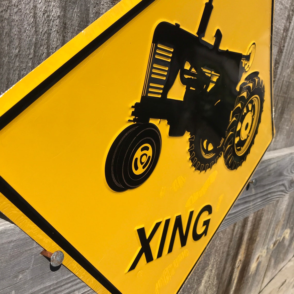 Tractor Crossing Sign Tractor XING Signs Tractor Signs Barn Sign Barn ...