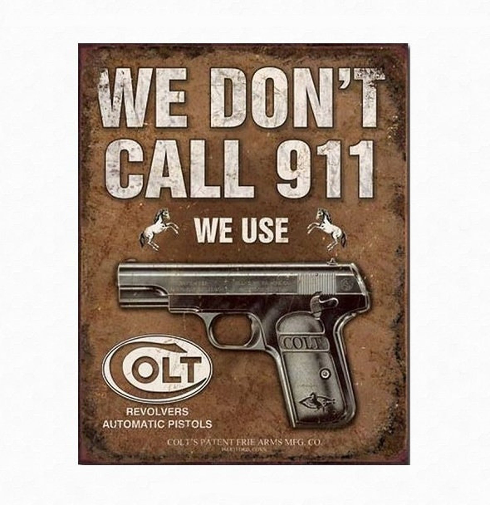 Gun Signs Gun Sign Front Porch Sign Front Door Sign Colt Gun - Etsy