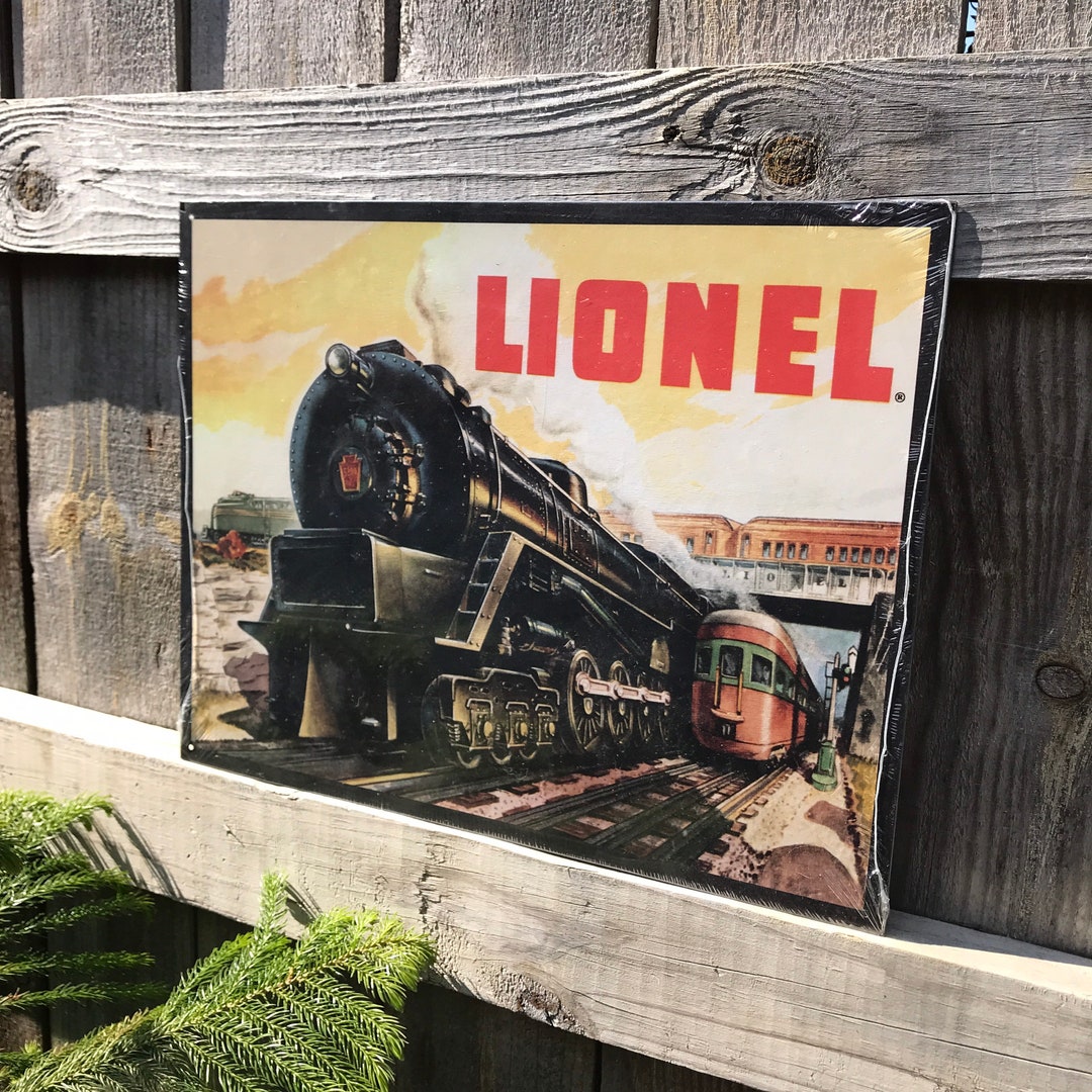 Licensed Lionel Train Sign Lionel Trains Sign Lionel 5200 Train Signs ...