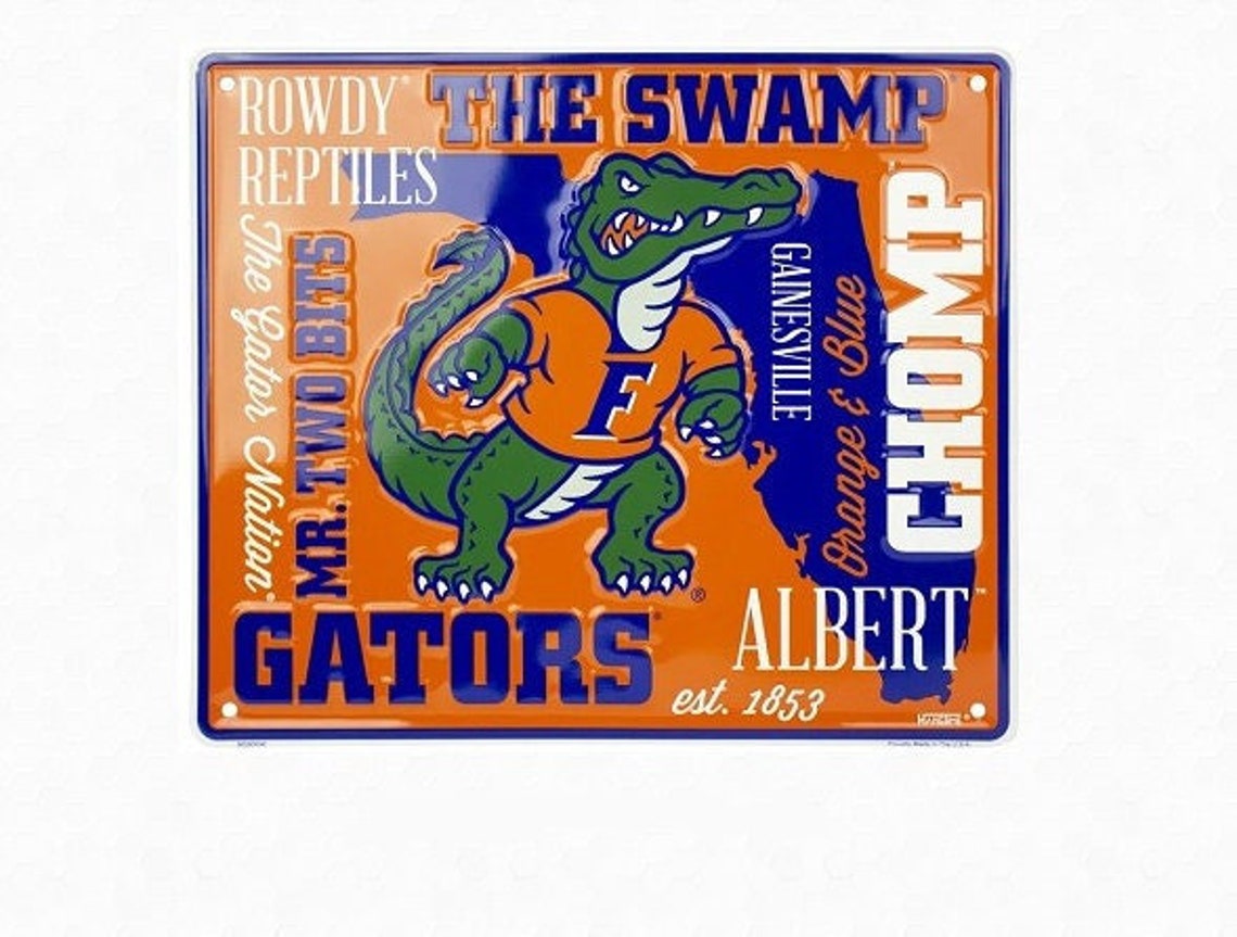 Florida Gators Sign University of Florida Gators Signs College - Etsy