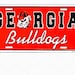 Georgia Bulldogs License Plate UGA Sign University of Georgia Signs ...