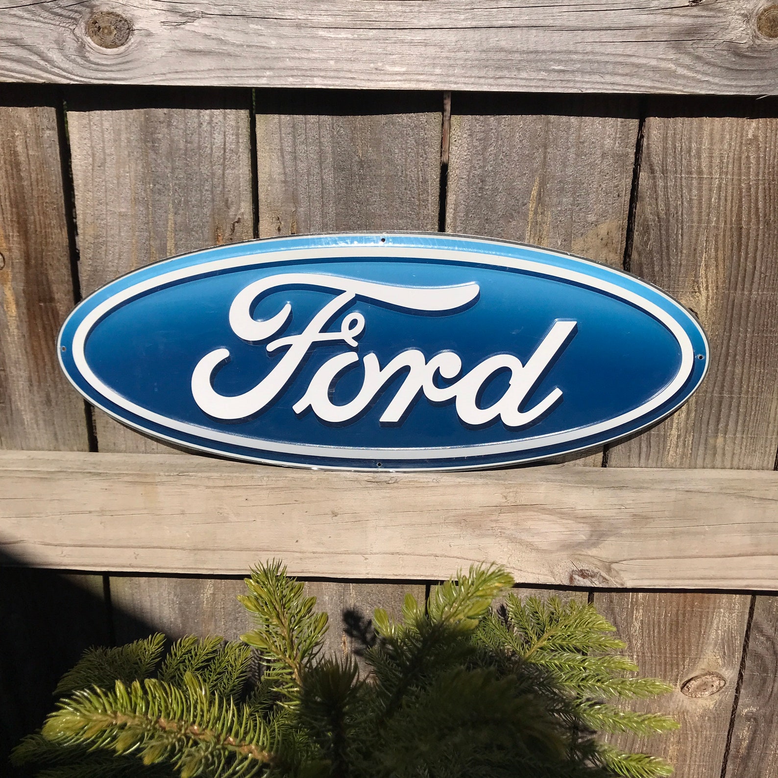 Licensed Ford Sign Ford Signs Ford Oval Sign Ford Auto Signs Garage ...