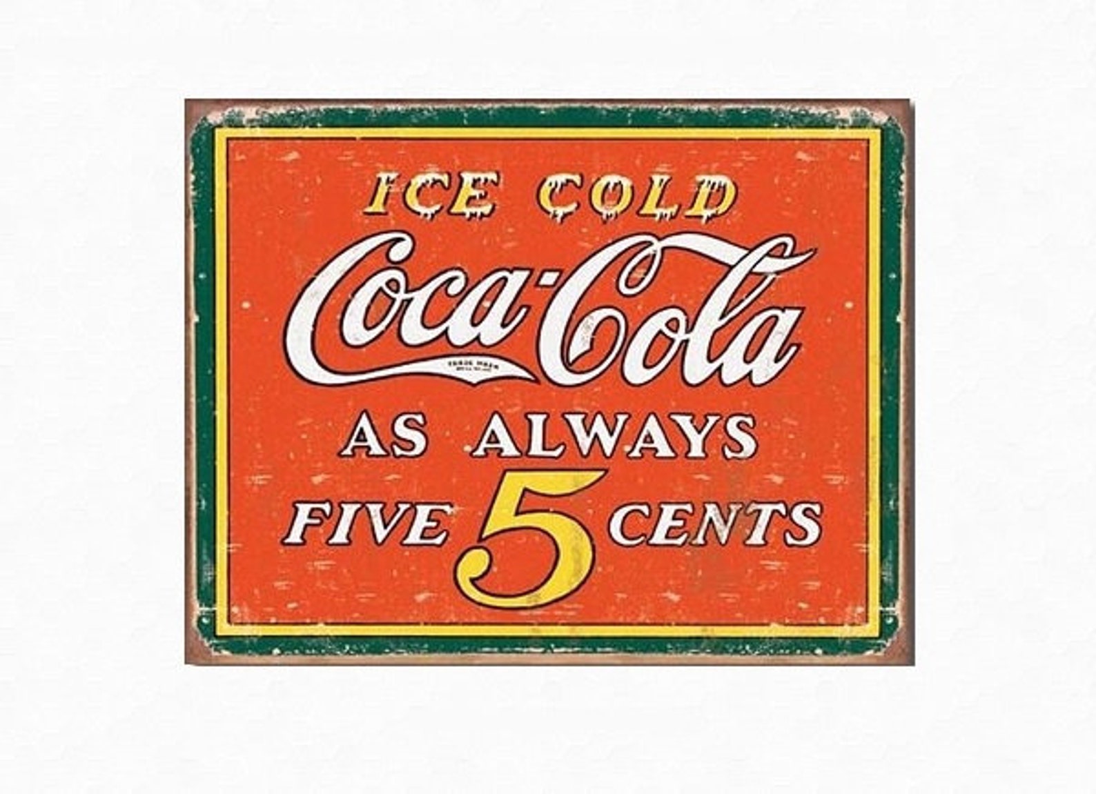 Licensed Coca Cola Sign Coca Cola Signs Coke Signs Bar Sign Bar Signs ...