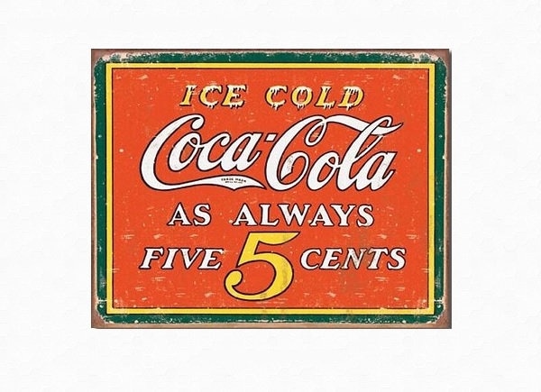 Licensed Coca Cola Sign Coca Cola Signs Coke Signs Bar Sign Bar Signs ...