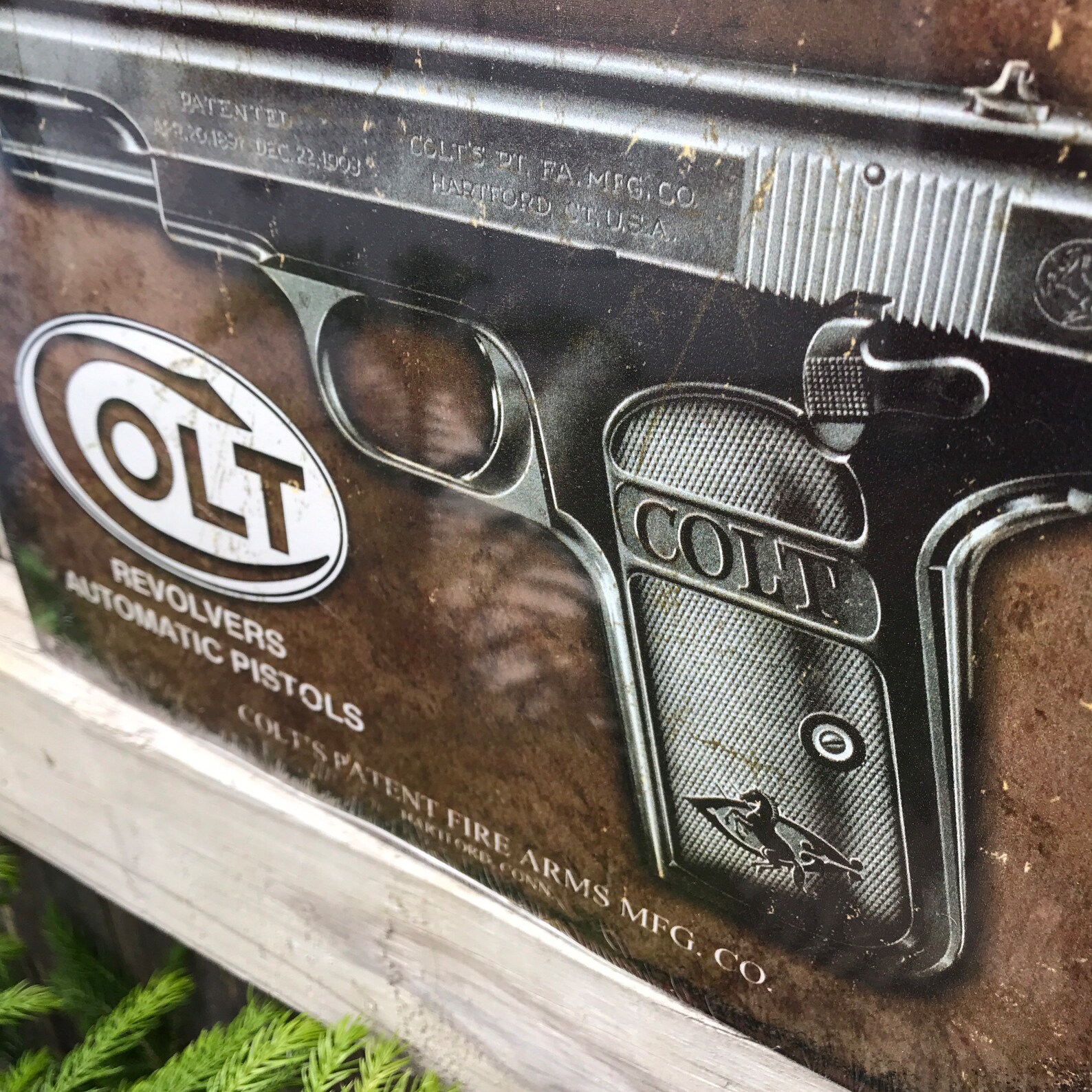 Gun Signs Gun Sign Front Porch Sign Front Door Sign Colt Gun - Etsy