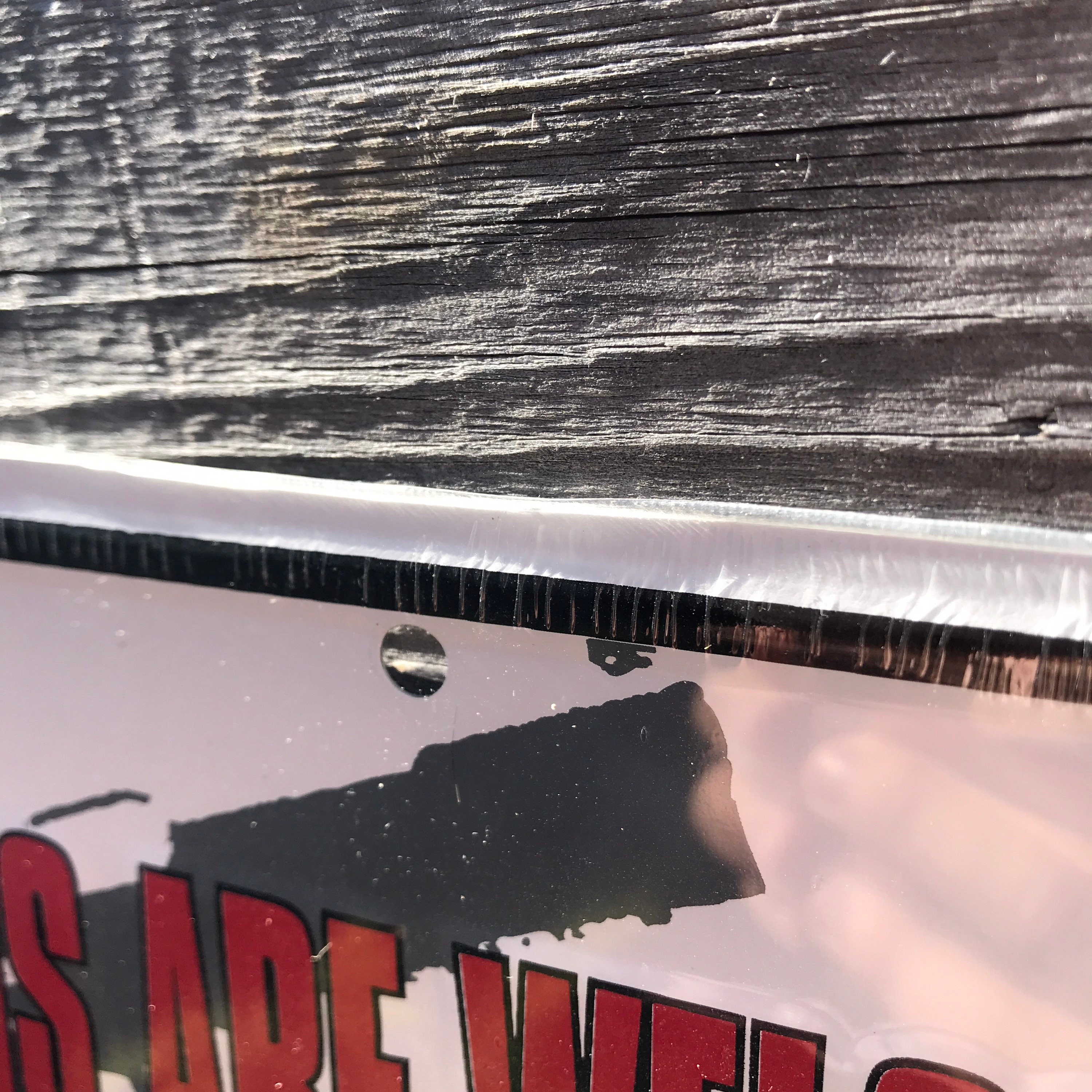 Gun Sign Gun Signs Garage Signs for Him Gift Dad Funny Sign Funny Signs ...