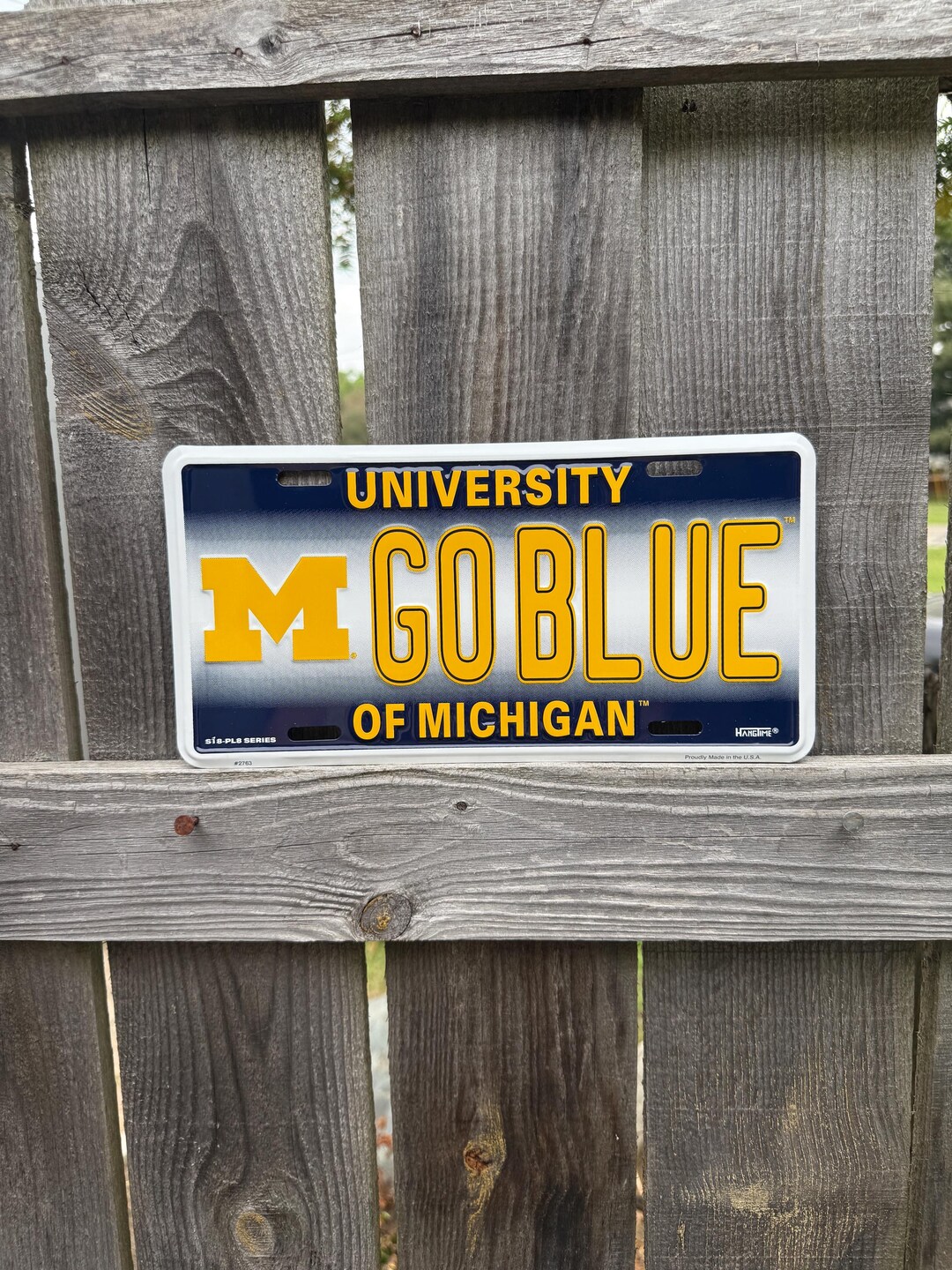 University of Michigan Go Blue Vanity Plate Michigan Wolverines License ...