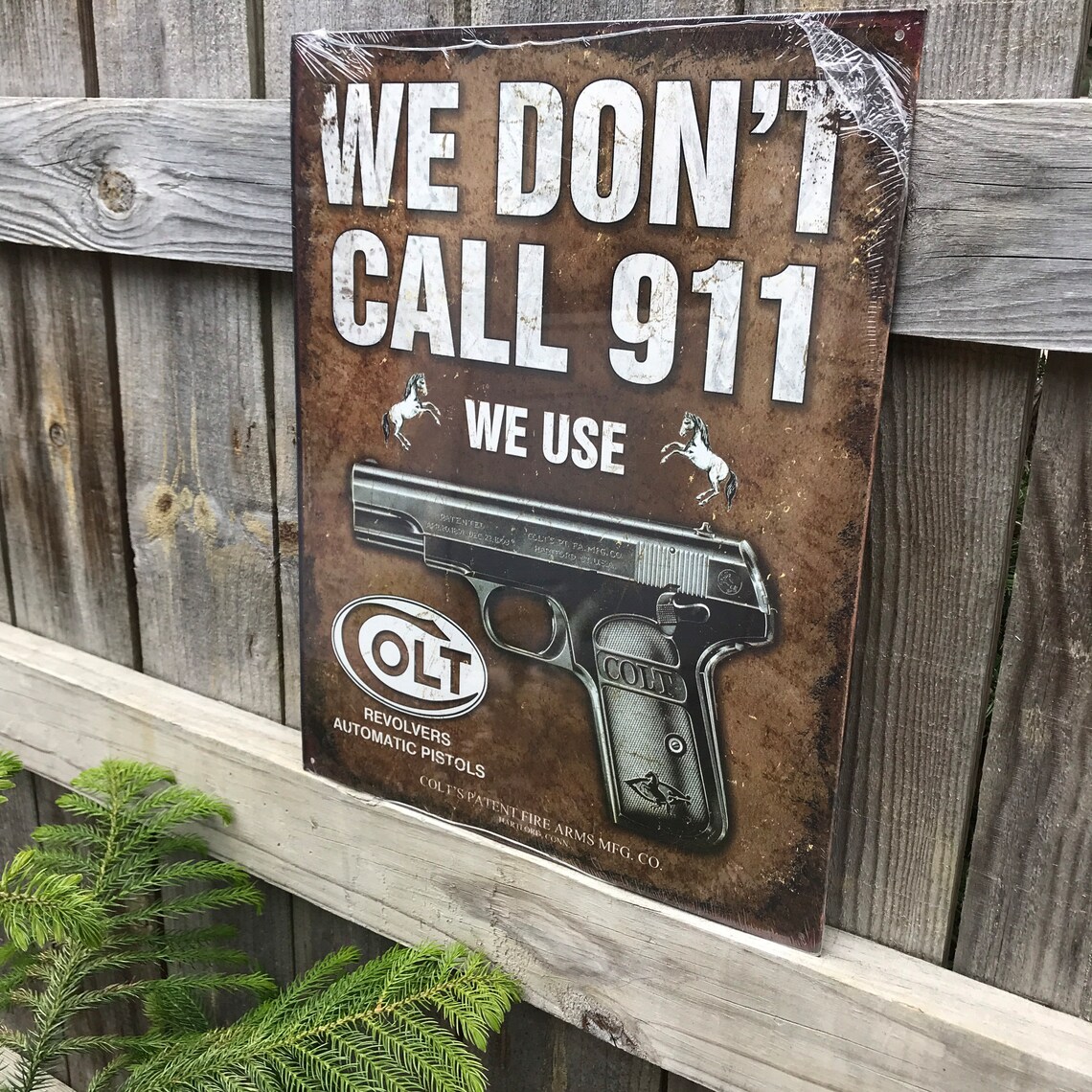 Gun Signs Gun Sign Front Porch Sign Front Door Sign Colt Gun - Etsy