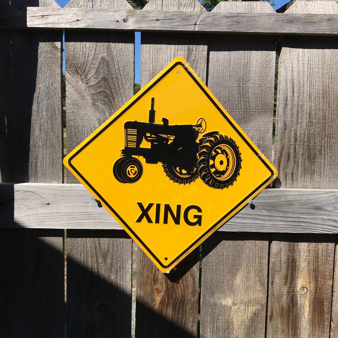 Tractor Crossing Sign Tractor XING Signs Tractor Signs Barn Sign Barn ...