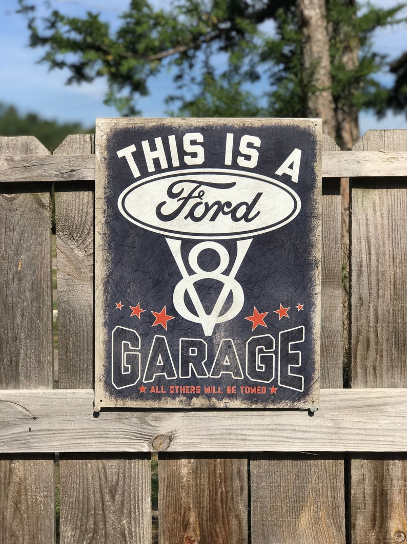 Ford Signs Ford V8 Signs Ford Garage Signs for Men Gifts for Boyfriend ...