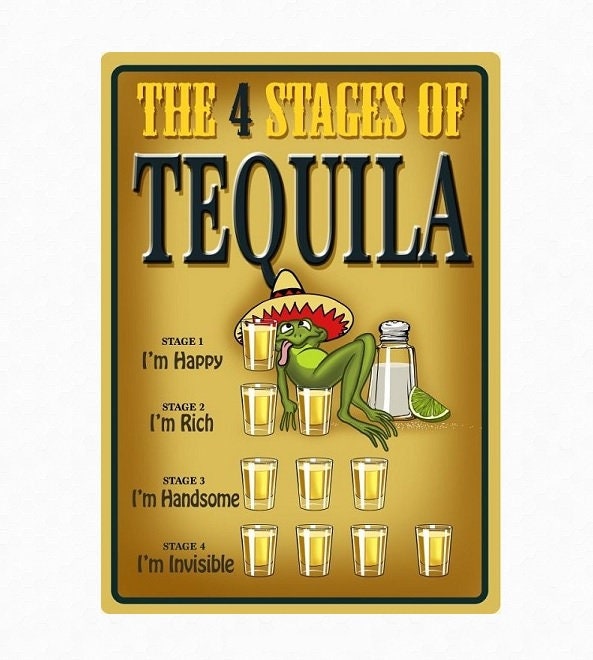 Tequila Sign Drinking Signs Alcohol Signs Funny Signs Bar Sign Bar ...