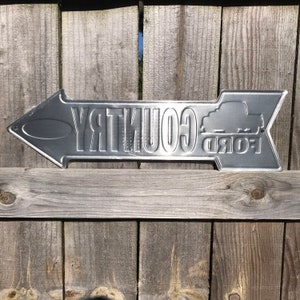 Licensed Ford Country Arrow Sign Ford Signs Ford Auto Garage Signs for ...