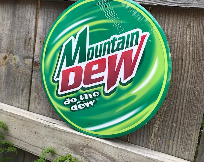 12 Licensed Mountain Dew Sign Mountain Dew Signs - Etsy