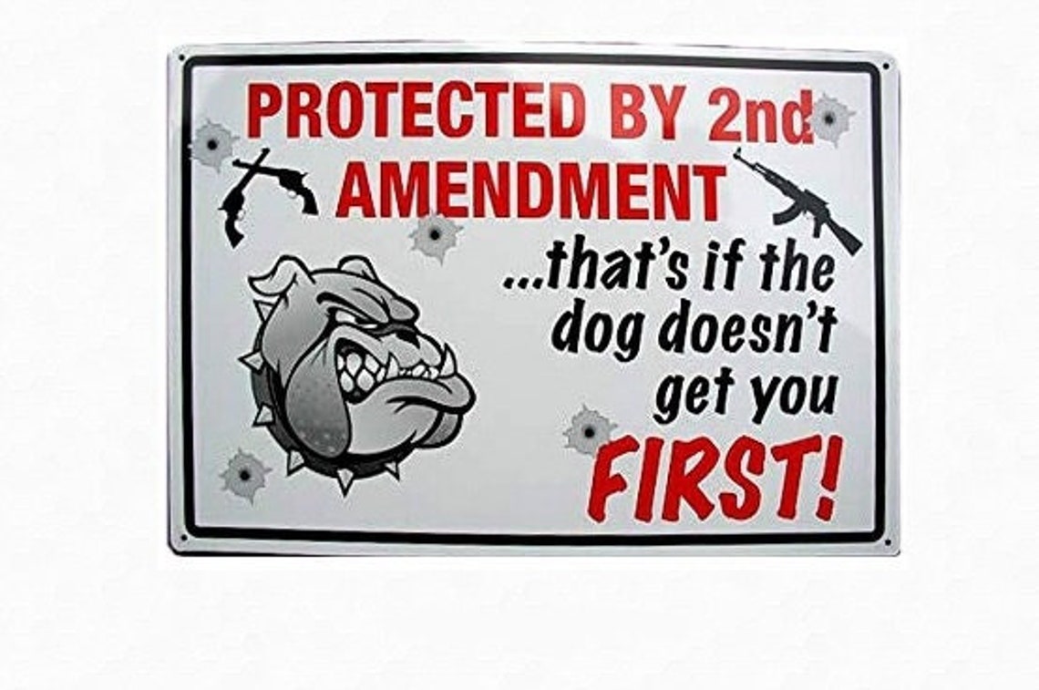 2nd Amendment Sign 2nd Amendment Signs Patriotic Signs Funny | Etsy