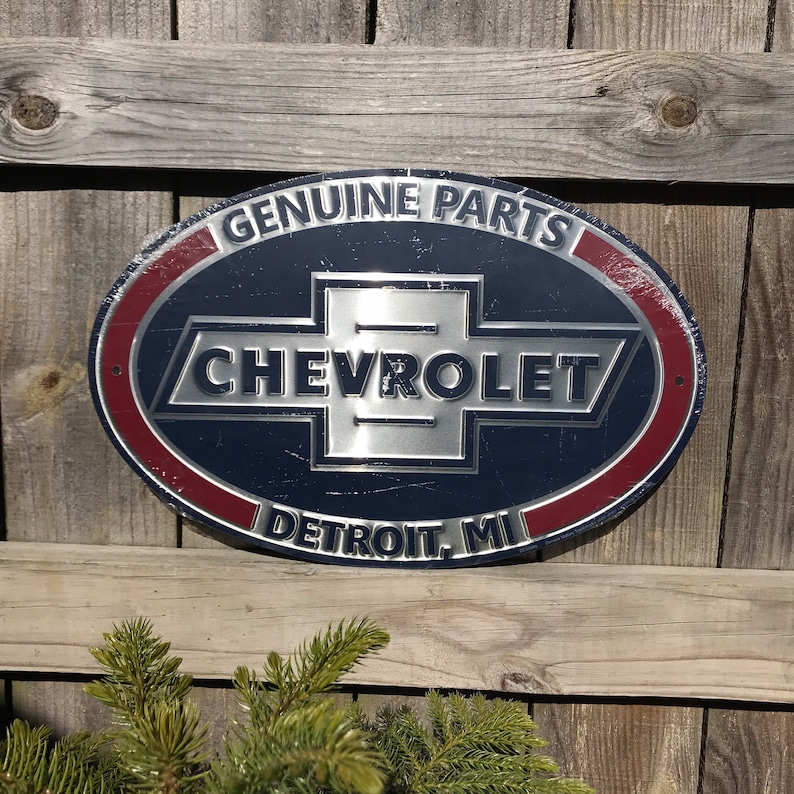 Chevy Signs Chevrolet Signs Garage Signs for Men Car Guy Gifts America ...