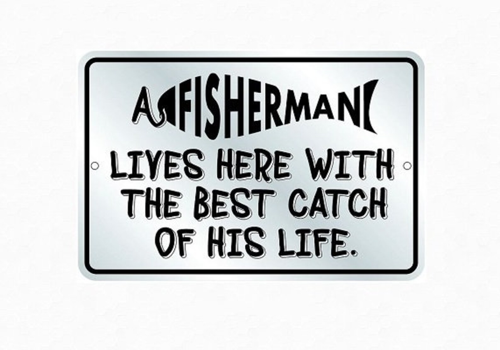 Fishing Sign Fishing Signs Funny Gifts for Him Gifts for Husband Gifts ...