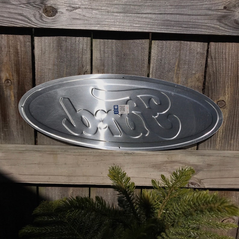 Licensed Ford Sign Ford Signs Ford Oval Sign Ford Auto Signs Garage ...